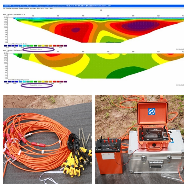 2D Geoelectric Electrical Topography System Resistivity/IP Meter With ...