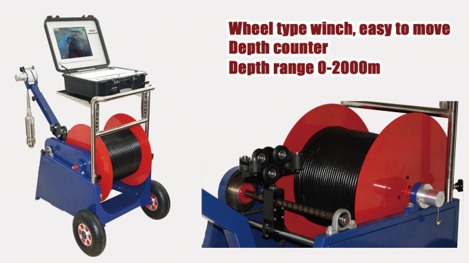 Borehole Well Camera Deep Water Well Camera Underground Camera Pipe ...