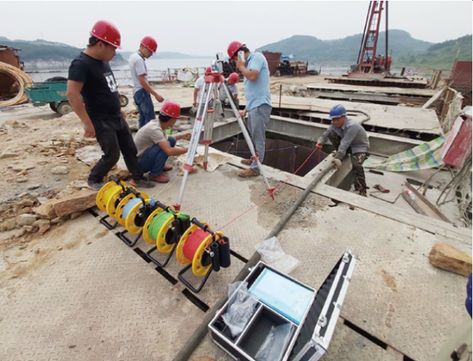 Multichannel Ultrasonic Crosshole Sonic Logging Test Pile Integrity Test