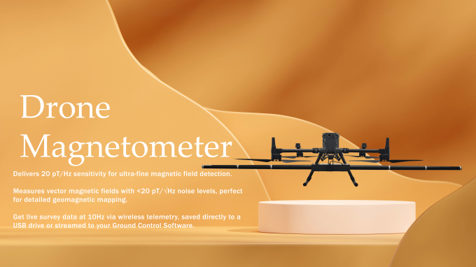 Magnetic Anomaly Drone Drone Total Field Magnetometer UAV Magnetic ...