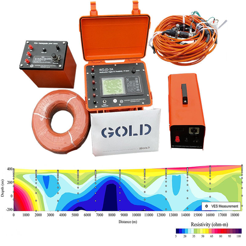 2D Resistivity Imaging System Geoelectric Instrument Res & IP Meter ...