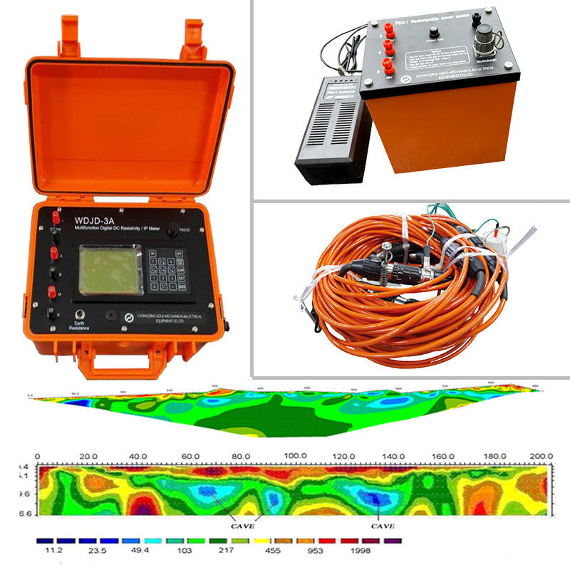 WDJD-4 Multi Function 2/3D Resistivity IP Meter Electrical Resistivity ...