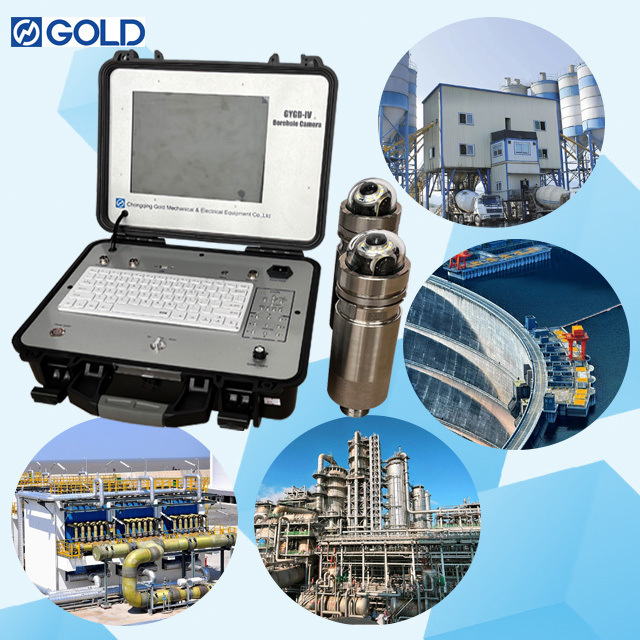 GOLD Φ40-Φ120mm Probe Diameter inspection borescope camera for Well ...
