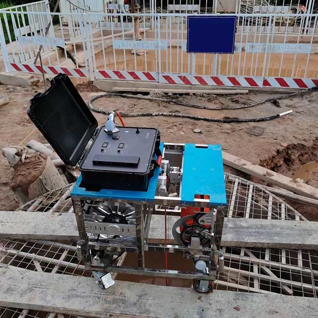 Underground Pile Testing Instrument Non Destructive Groove Ultrasonic ...