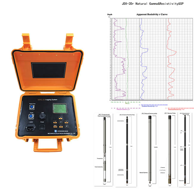 Automated Electric Borehole Logging System With Stainless Steel Cable