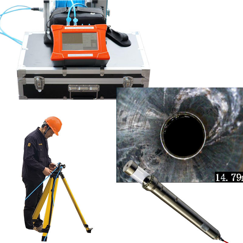 Deep Well Inspection Multifunctional Downhole Camera Imaging System 8.4 ...