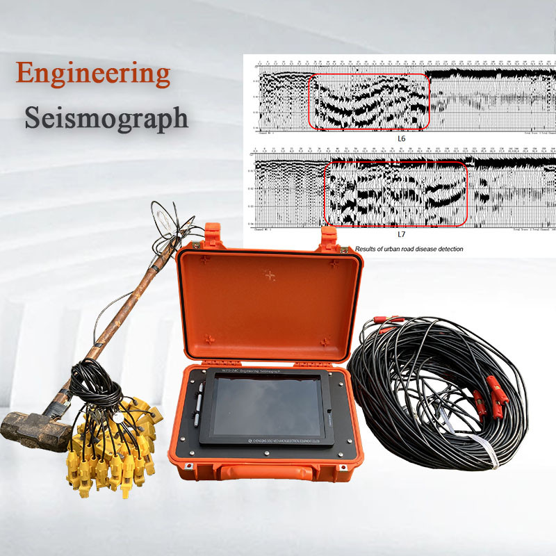 Seismic Survey Engineering Seismograph Sheared Wave Velocity Test Surface Wave Exploration