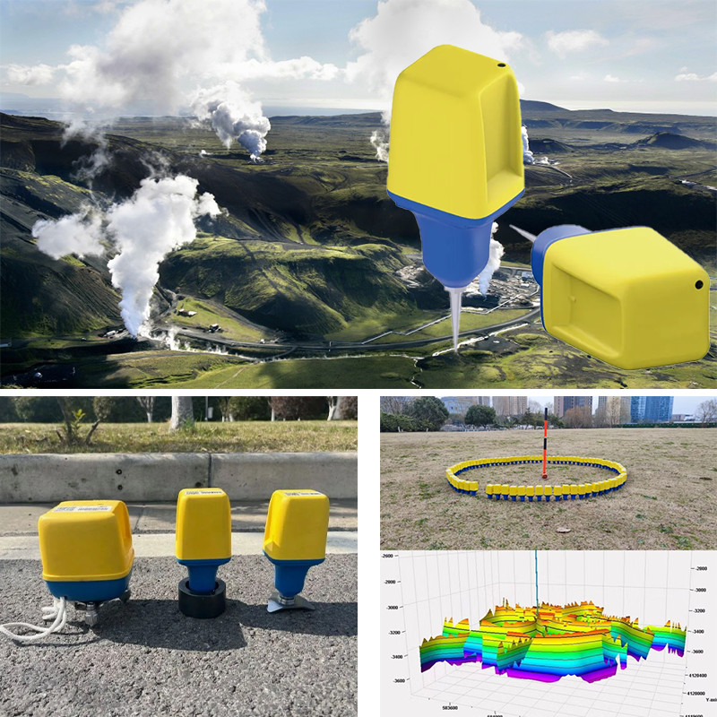 5Hz Wireless Three Component Seismograph Lightweight Seismometer IP68 ...