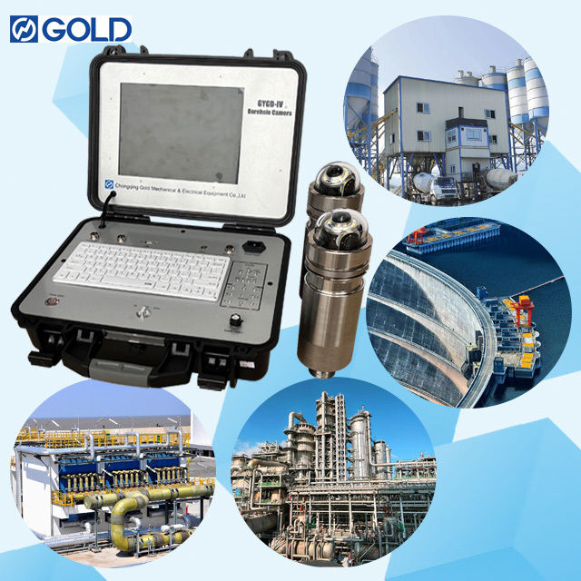 GOLD Φ40-Φ120mm Probe Diameter inspection borescope camera for Well ...