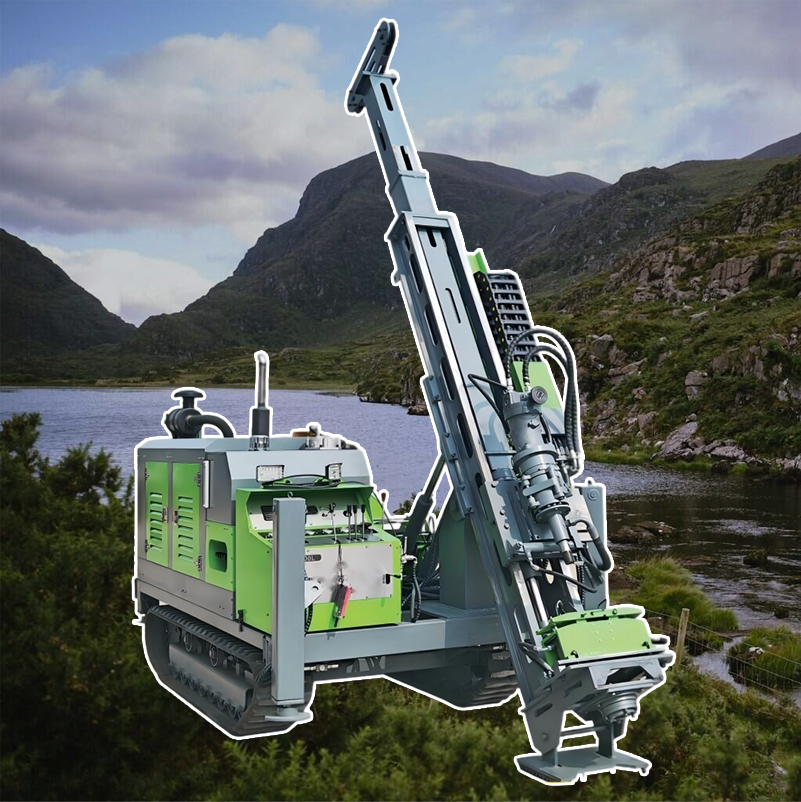 Crawler Mounted Drilling Rig Deep Hole Core Drilling Rig Portable Core ...