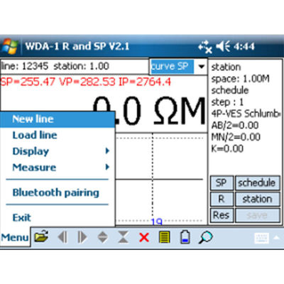 เครื่องมือสำรวจธรณีฟิสิกส์ใต้ดินอัจฉริยะ 2D 3D