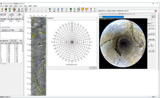 Deep Well Inspection Multifunctional Downhole Camera Imaging System 8.4 ...