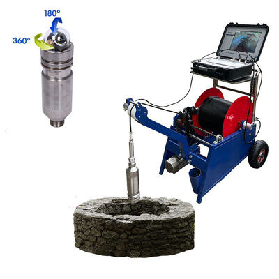 Rotary Borehole Inspection Camera Weatherproof Deep Water Well Camera 1000m
