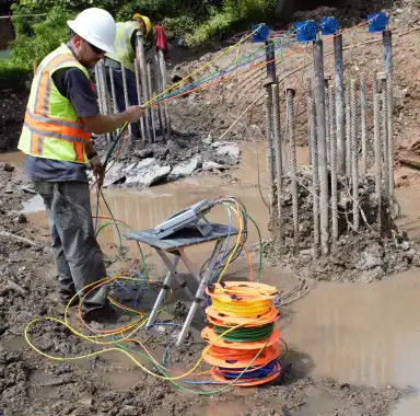 Multichannel Ultrasonic Crosshole Sonic Logging Test Pile Integrity Test