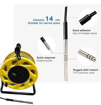 Borehole Water Level Meter 0-300m with 0.5mm Accuracy