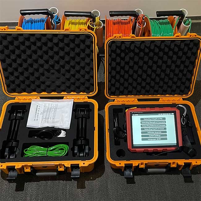 CSL Cross Hole Ultrasonic Monitor Non Destructive Testing Method