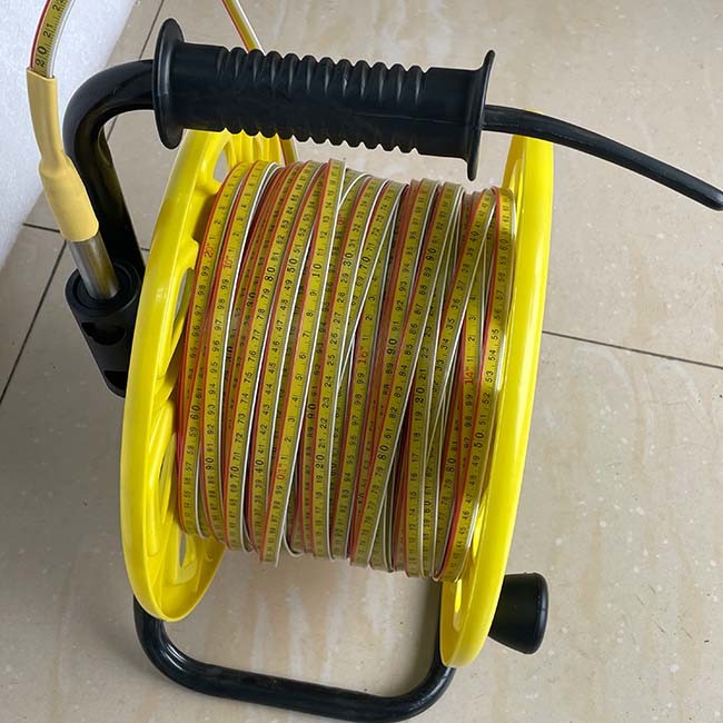 Measuring Borehole Dip Meter 300m Well Water Depth Meter Electronic