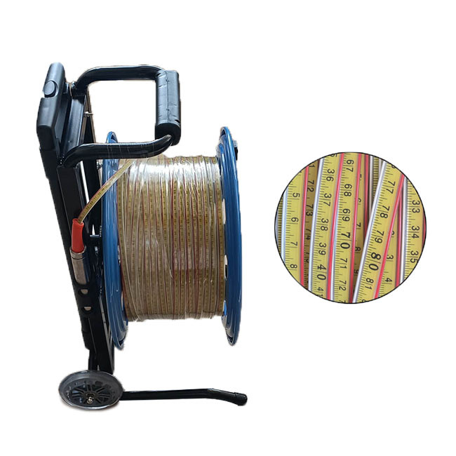 0M - 500M Ground Borehole Water Level Meter Electronic with Tap Ruler