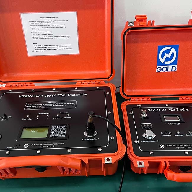 Underground Time Domain Electromagnetic Survey Equipment TDEM