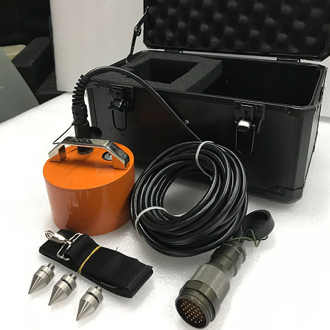 2HZ Three Component Geophone Seismic Sensor For Deep Exploration