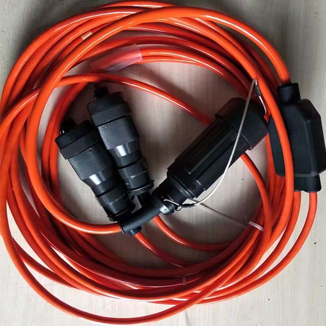 24 Channel Seismic Cable 9.2mm OD Seismic Refraction Cable Customized
