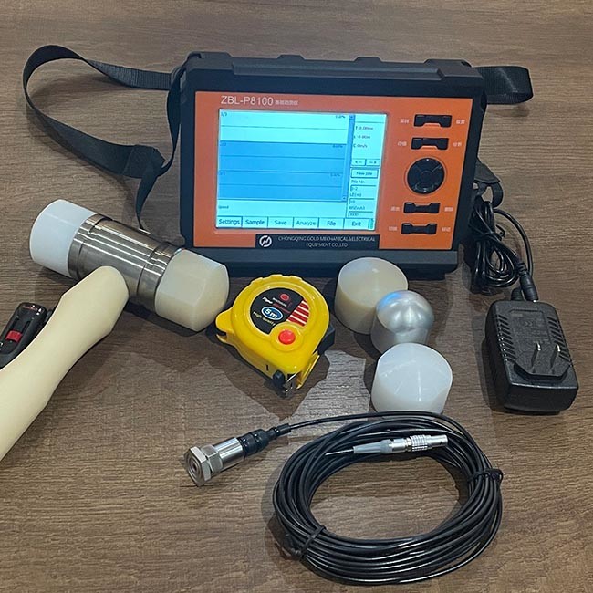 PIT Low Strain Pile Integrity Test Set Wireless Connectivity