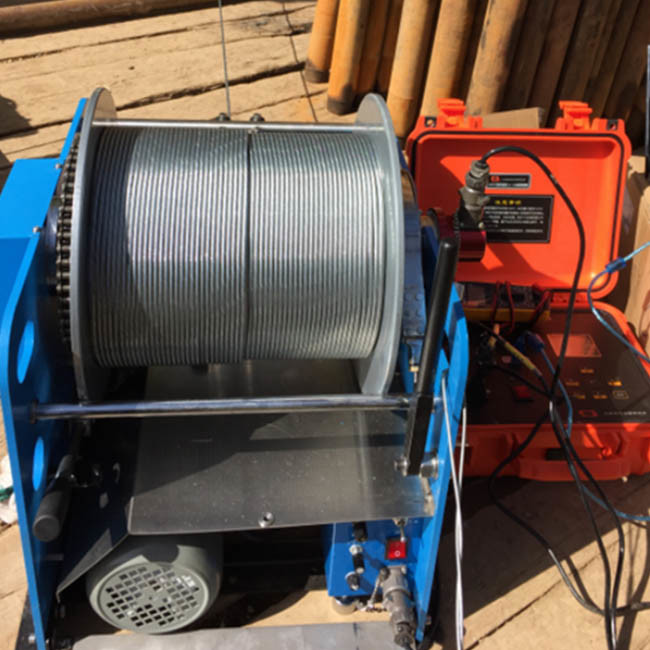Winch Wireline Geophysical Well Logging Electronic Portability